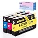 Amazon.com: 951 Cyan, Magenta, Yellow Ink Cartridges Replacment for HP ...