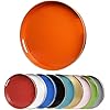 Amazon.com: Leemxiiny Orange Round Decorative Tray with Handles, 13 ...