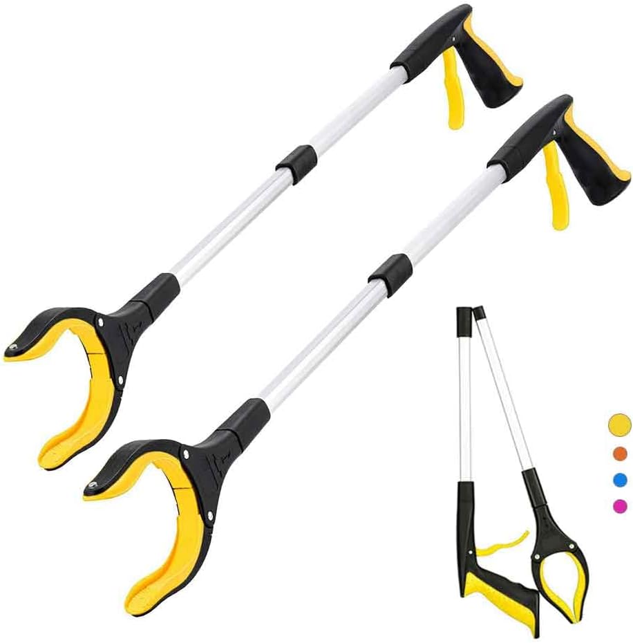 Amazon.com: 2-Pack Grabber Reacher Tool,32-Inch (81.3 cm) Foldable ...
