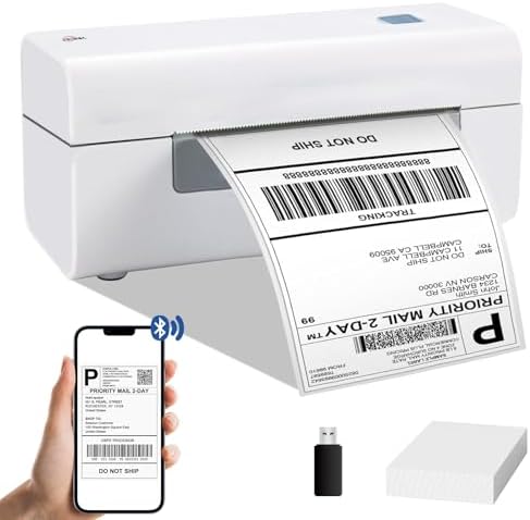 Itari Shipping label printer, Wireless Bluetooth Label Printer, Postage ...