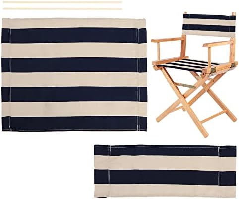 2pcs Directors Chair Canvas Replacement Directors Chairs Foldable Chair ...
