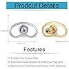 Amazon.com: AKRUWELY Earring Backs for Droopy Ears, Locking Bullet ...