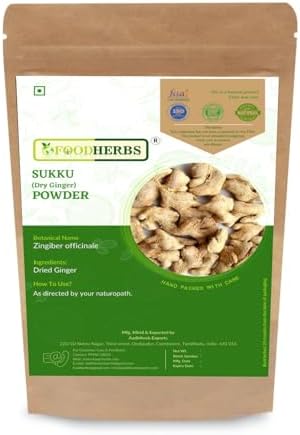Amazon.com : Foodherbs Saunth/Sukku/Dry Ginger Powder (200 Gm/0.44 Lbs ...