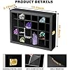 Amazon.com - Adjustable Rock Display Case, Wall Mounted Crystal ...