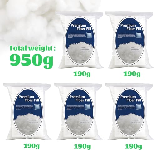 Snapklik.com : 950g/335oz Polyester Fiber Fill, Premium Fiber Fill ...