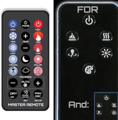 Amazon.com: Replacement Fireplace Remote Control for Dimplex ...