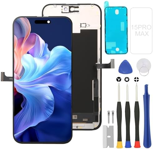 Amazon.com: Original for iPhone 15 Pro Max Screen Replacement 6.7 inch ...