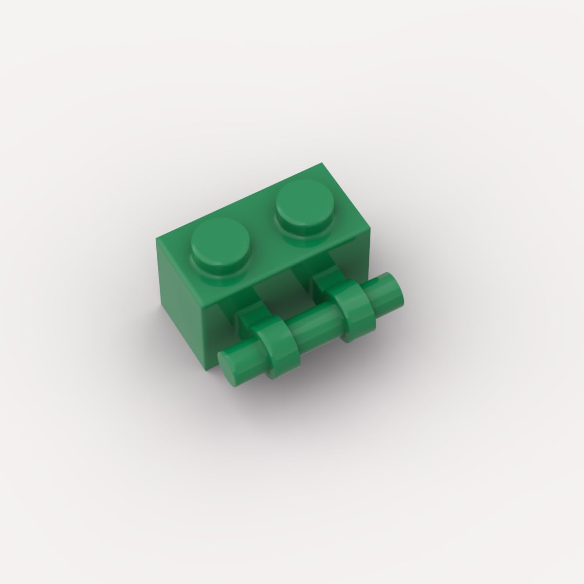 Ladrillo Lego Verde LEGO Verde Transparente Ladrillo 1 X 4 Sin Tubos