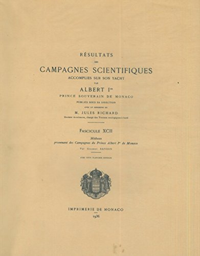 Amazon.com: M_©duses provenant des Campagnes du Prince Albert Ier de ...