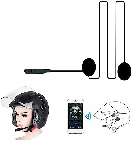 Motorrad Headset,Bluetooth 5.0 Helm Kopfhörer Wireless Kommunikation ...