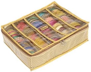 SRAJANAA 5 Rod Bangle Storage Box for Women Chudi Organizer with ...