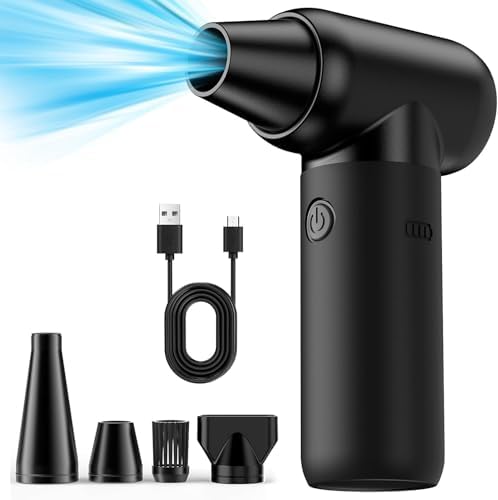 Electric Compressed Air Duster – 180000 RPM Electric Air Duster for ...