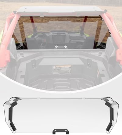 Amazon.com: NIXFACE RZR Pro R Rear Windshield Fit for 2022+ Polaris RZR ...