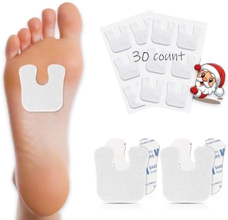 Amazon.com: 24-Pack U-Shaped Felt Callus Pads, 1/8” Thick, Effective ...