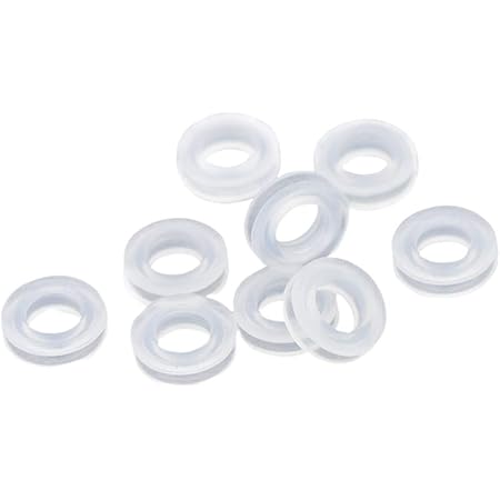 Amazon.com: TOAOB 120 Pieces 4 Sizes Earring Back Pads Clear Silicone ...