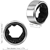 Amazon.com: Wine Drip Collars, 4 Pack Stainless Steel Wine Bottle Top ...