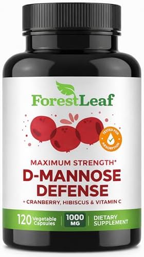 Amazon.com: ForestLeaf D Mannose Supplements for Women & Men - D ...