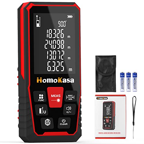 Amazon: Laser Measure 165ft, Digital Laser Distance Meter, Portable ...