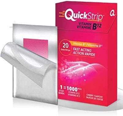 Amazon.com: Vitamin B12 Strips, 1000 mcg, Energy & Metabolism, Brain ...
