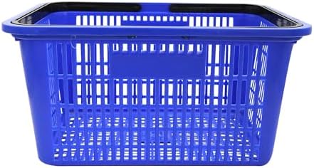 Amazon.com: Collapsible Shopping Basket Plastic Storage Crate with ...