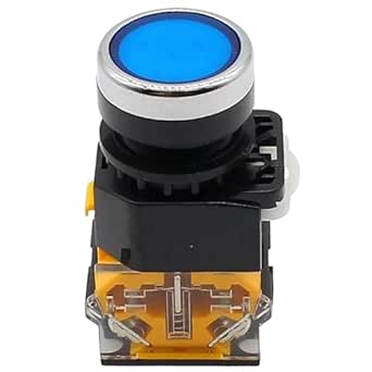 22mm momentary Push button switch 1NO+1NC*2PCS(White) : Amazon.co.uk: Business, Industry & Science