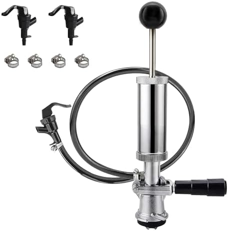 Amazon.com: FERRODAY 4" Beer Keg Tap Heavy Duty Complete D-System Keg ...
