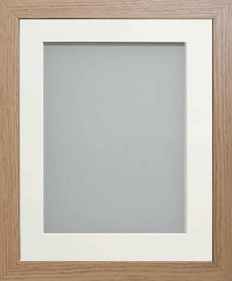 Frame Company Allington Beech Photo Frame with Off-White Mount, 20x16 ...