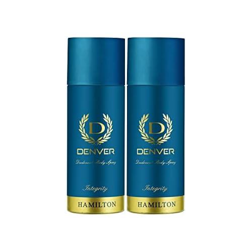 Buy DENVER Integrity Body Deodorant (165ML Each) - Pack of 2 | Long ...