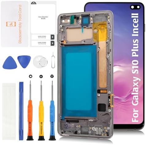 Amazon.com: Original Galaxy S10+ Screen Replacement, Front Outer Lens ...