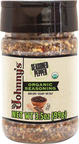 Amazon.com : Johnny's Organic Seasoned Pepper, 3.5 Oz (Pack of 1 ...