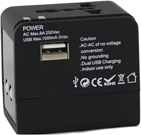 Amazon.com: WORLD International Travel Adapter Plug for Universal Input ...