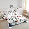Amazon.com: Homewish Camping Bedding Set Queen Size,Cartoon Pine Tree ...