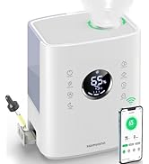 Amazon.com: Homvana Humidifiers for Bedroom Large Room, 6.5L Top-Fill ...
