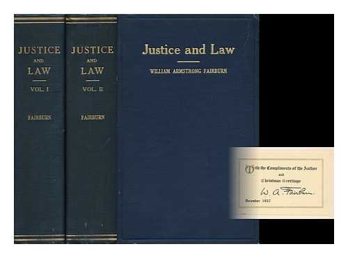 Justice and Law: FAIRBURN, William Armstrong: Amazon.com: Books