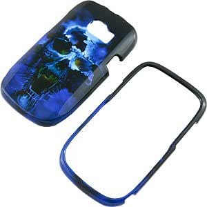 Amazon.com: Blue Skull Protector Case for Huawei Pinnacle 2 M636 : Cell ...