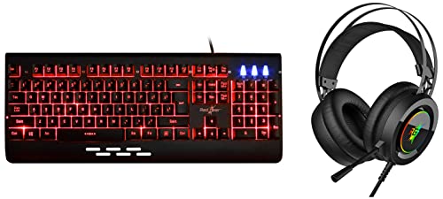 Redgear Blaze 7 Colour Backlit Wired Gaming Keyboard with Full ...