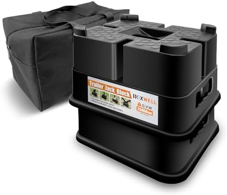 Amazon.com: VEVOR Trailer Jack Block, 2000 lbs Capacity per RV Leveling ...