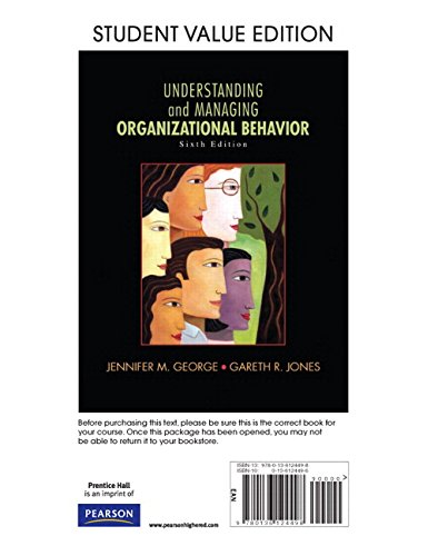 Amazon.com: Understanding and Managing Organizational Behavior, Student ...