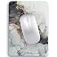 Audimi Topographic Contour Mouse Pad, Minimalist Topographic Map Mouse ...