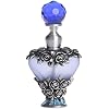 Amazon.com: YU FENG Antique Rose Perfume Bottle Heart Shape Royal Blue ...