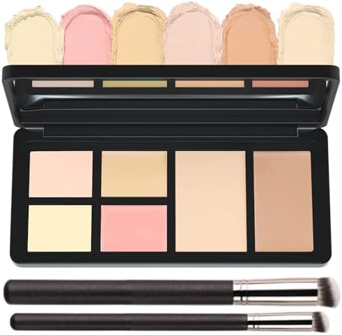 Amazon.com : Concealer Contour Palette,6 In 1 Contouring Foundation ...