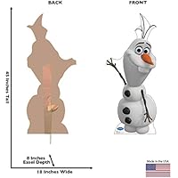 Amazon.com: Advanced Graphics Olaf Life Size Cardboard Cutout Standup ...