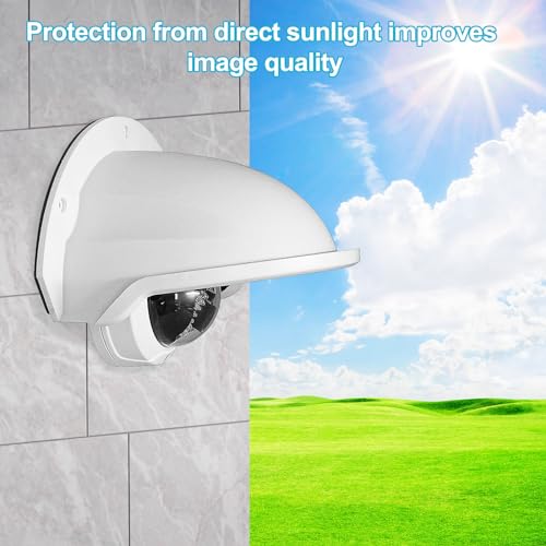 2 Pieces Outdoor Camera Protection, Plastic Monitor Case Weather ...