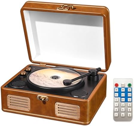 Amazon.com: Yintiny Time Music Box CD Player with Speakers; Bluetooth ...