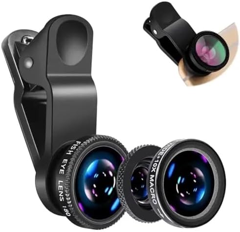 Amazon.com: Phone Camera Lens Kit 10 in 1 for iPhone Samsung Pixel ...