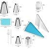 Amazon.com: Icing Nozzles Set, Cake Decorating Set, Stainless Steel ...