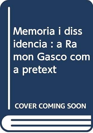 Amazon.in: Buy Memòria i dissidència : a Ramon Gascó com a pretext Book ...