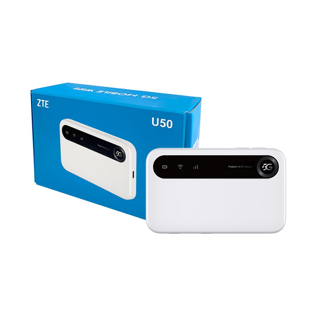 ZTE U50, 5G Portable WiFi Hotspot with SIM Slot Unlocked, Lowcost 5G ...