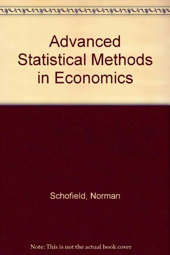 『Advanced Statistical Methods in Economics』｜感想・レビュー - 読書メーター