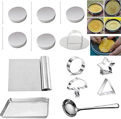 Amazon.com: Tideriel Korean Sugar Cookie Making Tools 10pcs Stainless ...